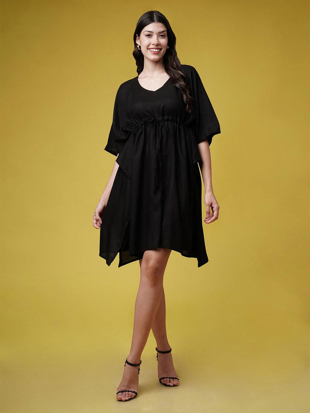 Buy Punnu Kimono Sleeves Kaftan Dress - Dresses for Women 35869642 | Myntra