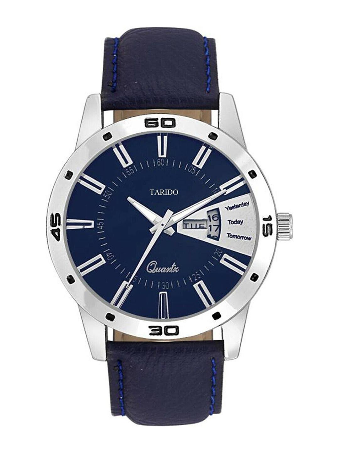 Buy TARIDO Men Dial & Leather Straps Analogue Watch TD1927SL04 ...