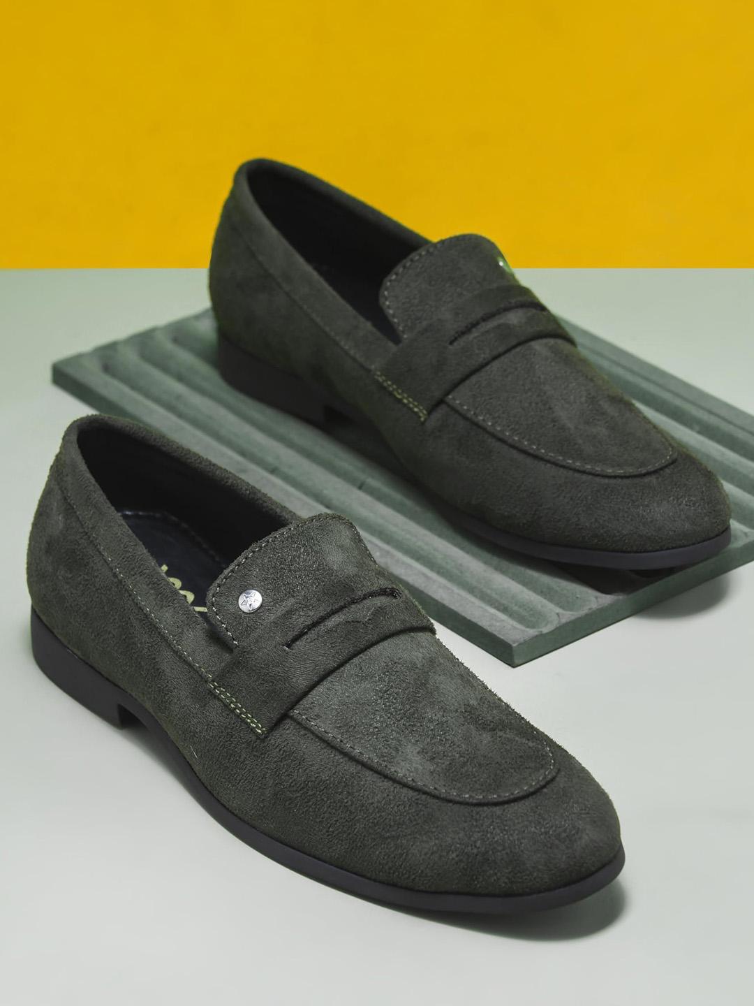 Buy WAVE WALKER Men Suede Slip On Loafers - Casual Shoes for Men ...