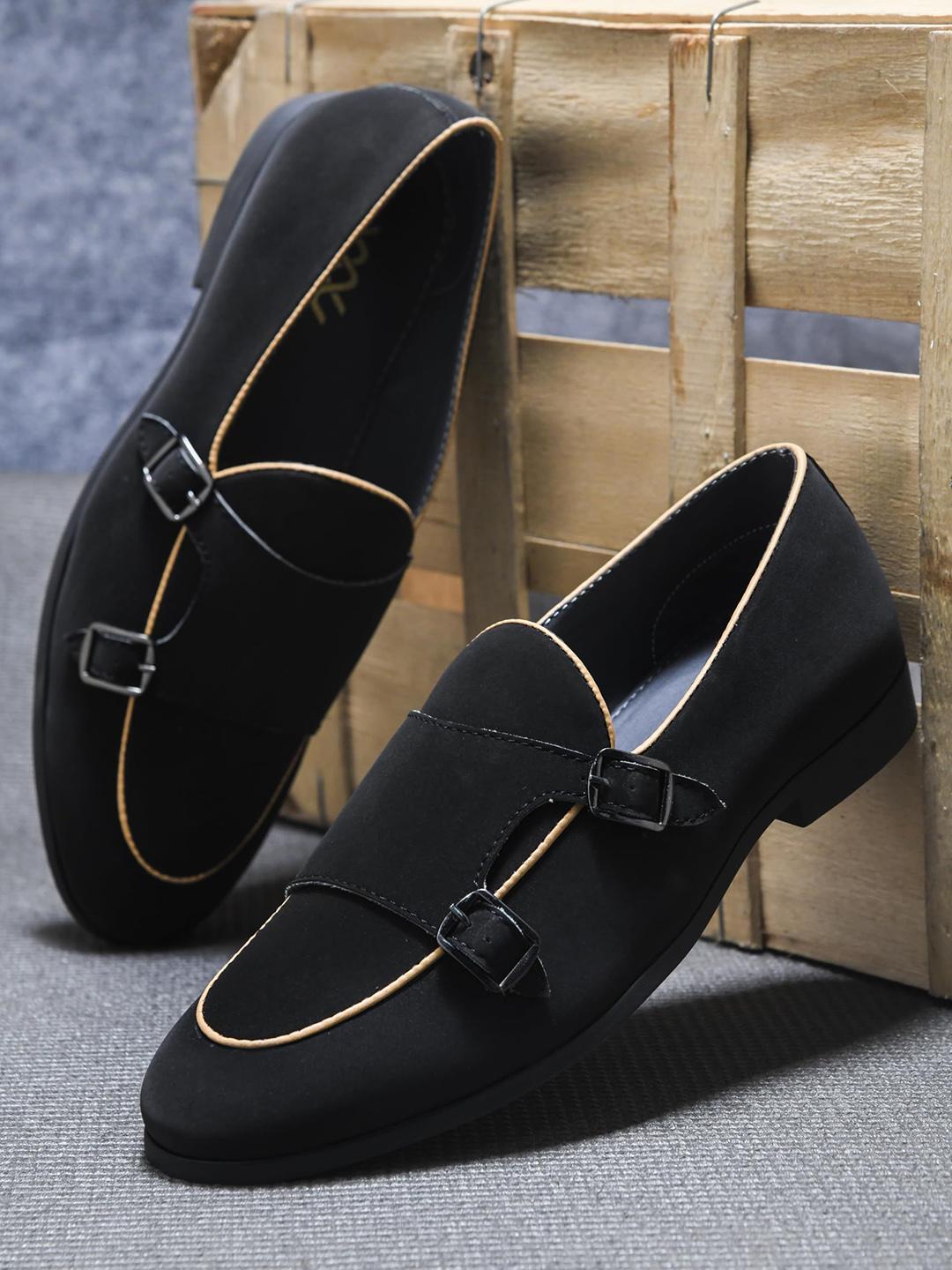Buy WAVE WALKER Men Suede Round Toe Loafers - Casual Shoes for Men ...
