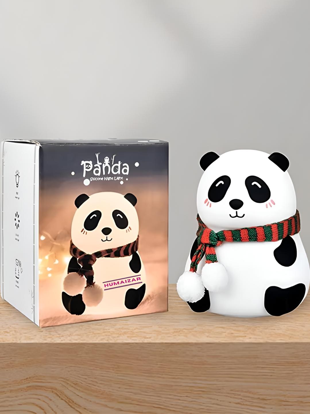 Buy EarthCraft Silicone Panda Rechargeable Table Lamp With Type C ...