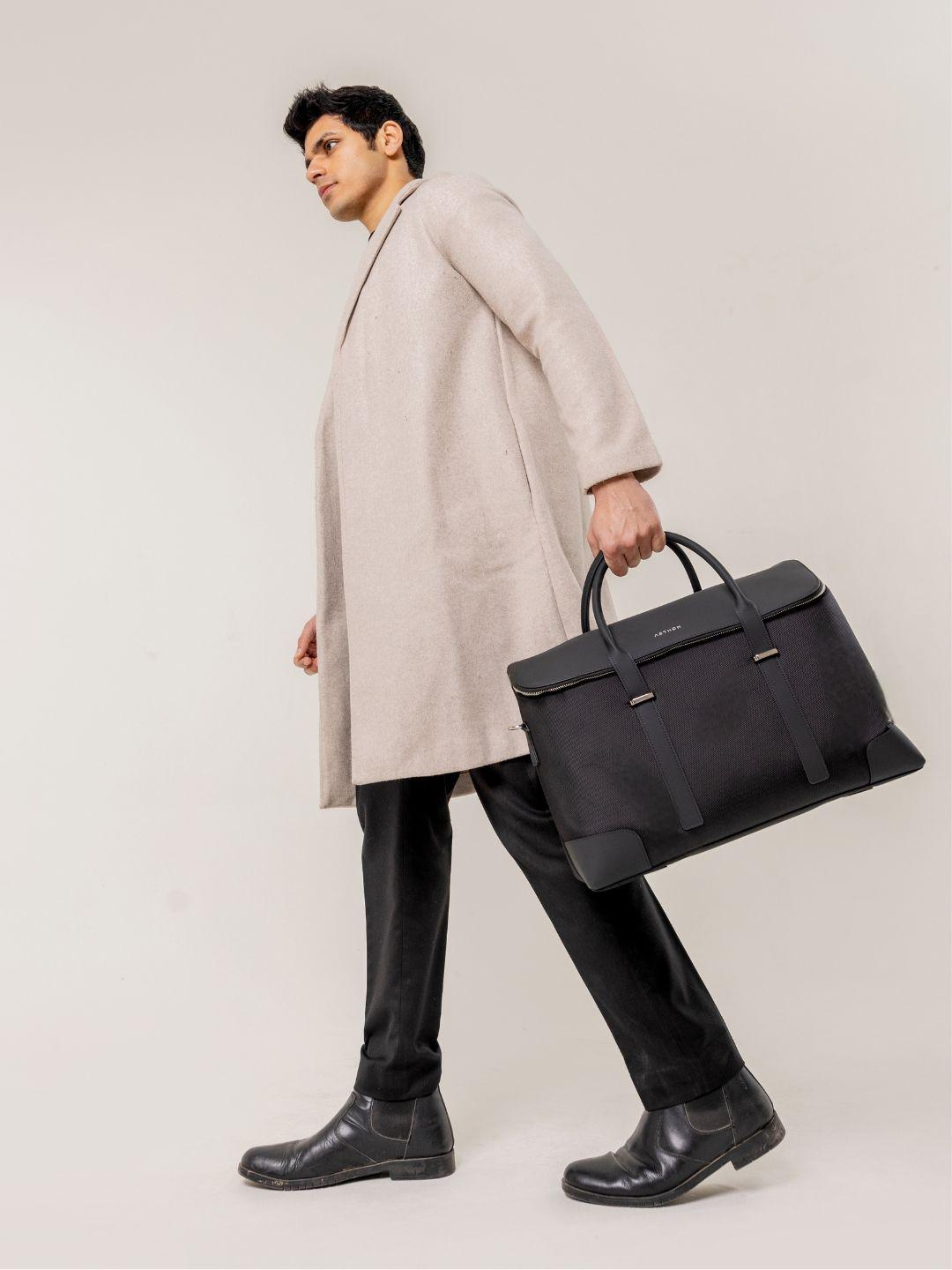 Buy Aethon Unisex Leather Bucket Handheld Bag With Tasselled - Handbags ...