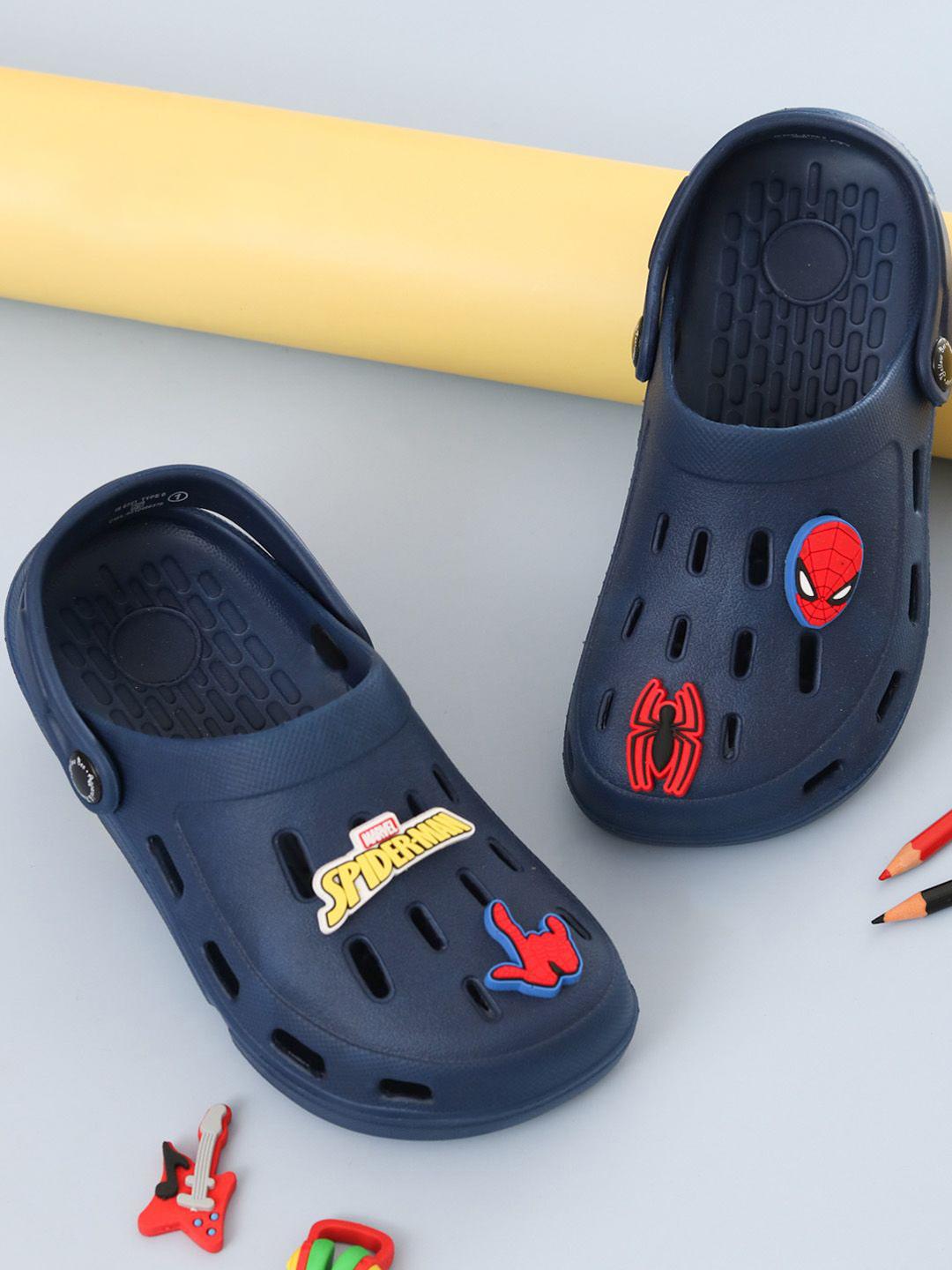 Buy Disney By Yellow Bee Boys Marvel Spider Man Clogs - Flip Flops for ...