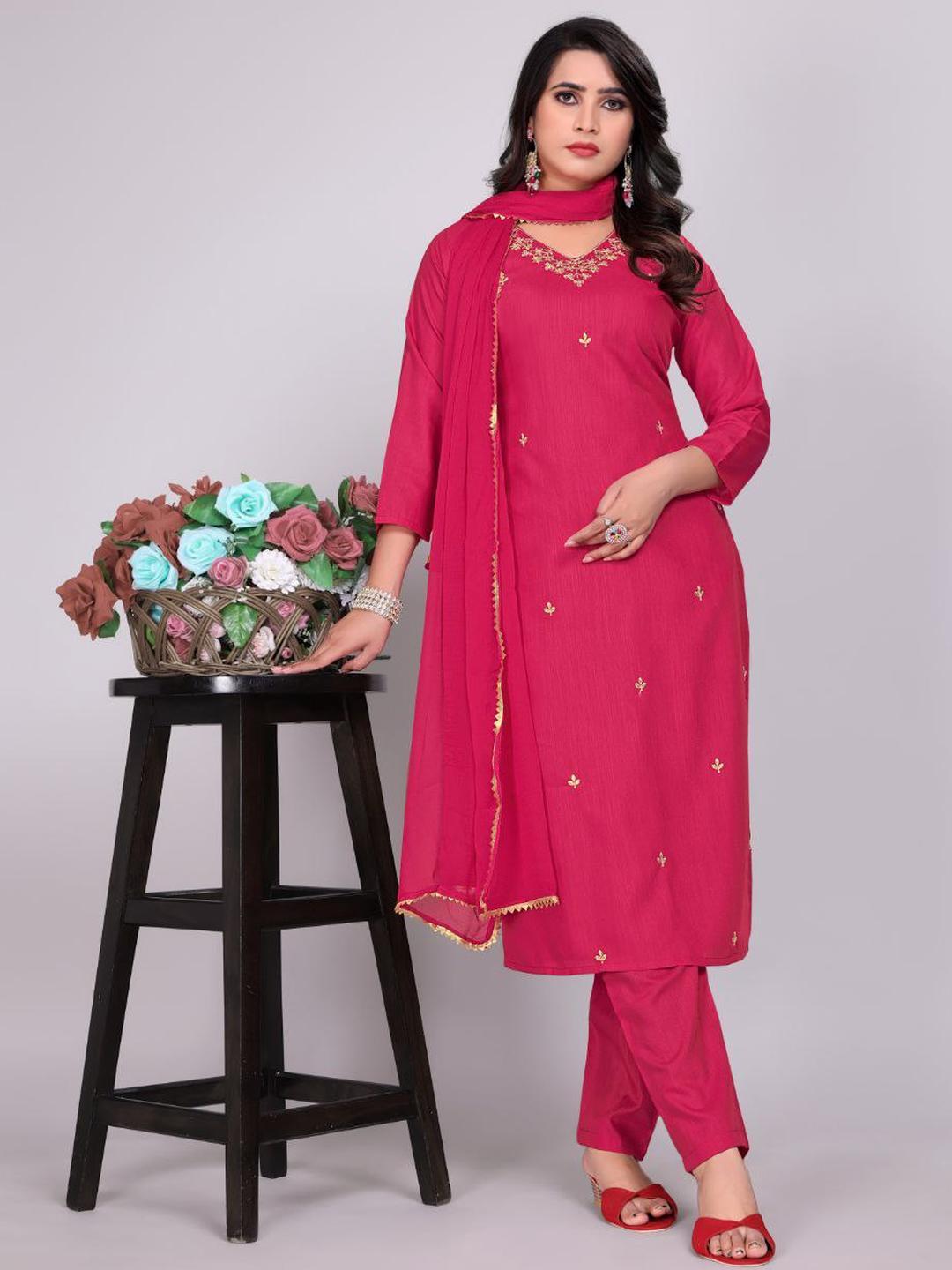 Buy MAHUDI Women Pink Kurta Sets - Kurta Sets for Women 36001744 | Myntra