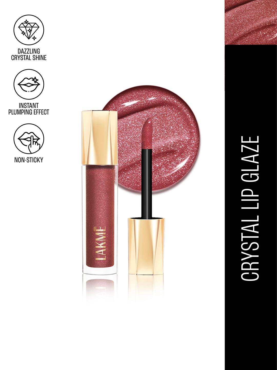 Buy Lakme Glitterati Non Sticky Hydrating Lip Glaze With Vegan Collagen ...