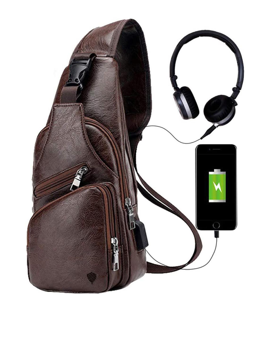 Buy Diva Dale Unisex Textured Crossbody Shoulder Bag - Handbags for ...