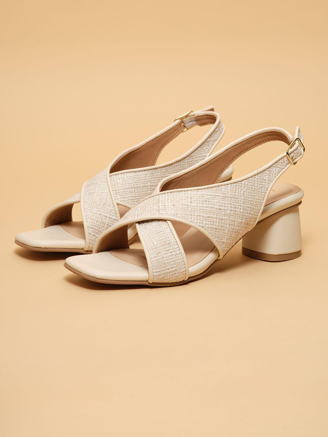Buy ERIDANI Seasalt Criss Cross Sandal - Heels for Women 36011655 | Myntra