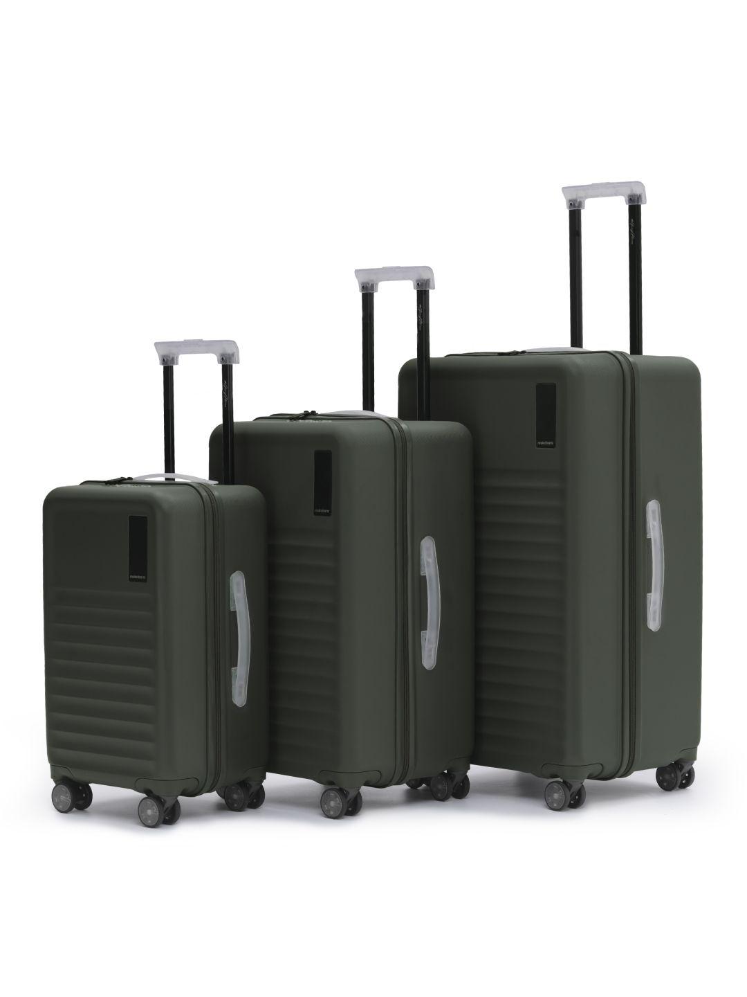 Buy MOKOBARA Set Of 3 The Aisle Trunk Polycarbonate Trolley Bag 40L 70L ...
