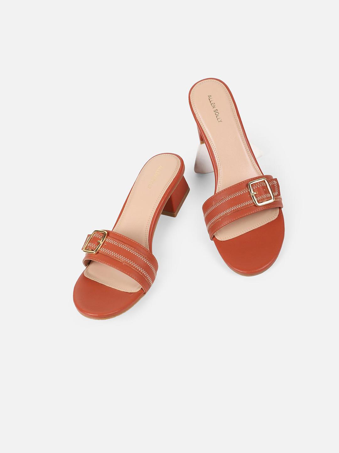 Buy Allen Solly Woman Block Heel Sandals - Heels for Women 36008990 ...