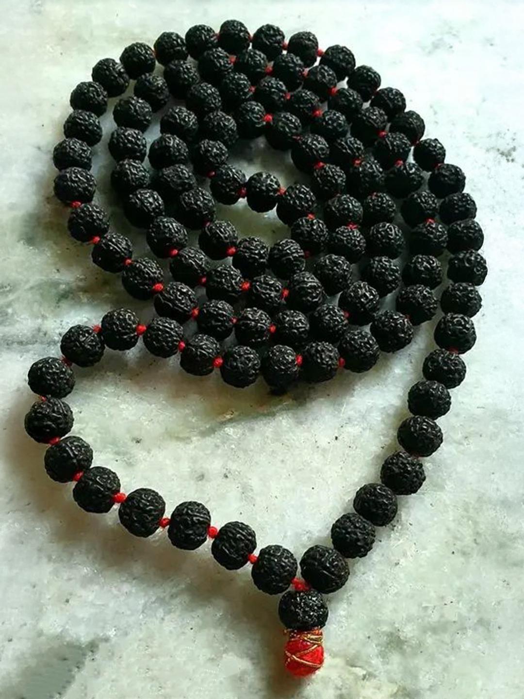 Buy ShivTantra Unisex Rudraksha Mala Artificial Beaded Chain - Necklace ...