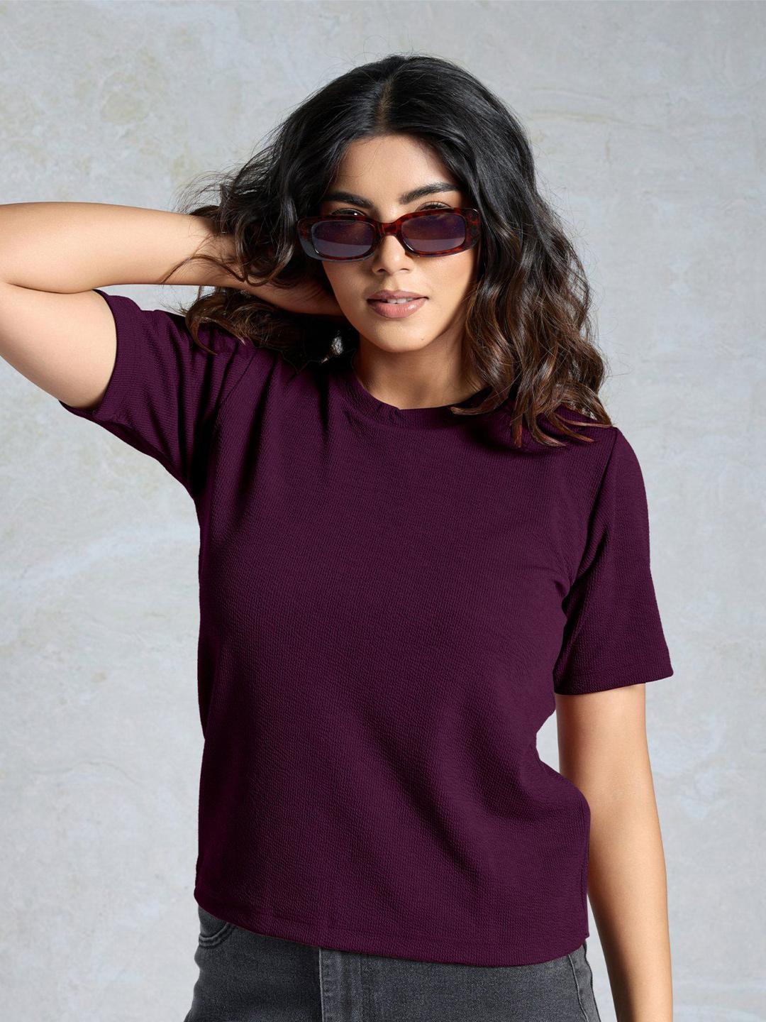 Buy DressBerry Women Round Neck Regular Top - Tops for Women 36035438 ...