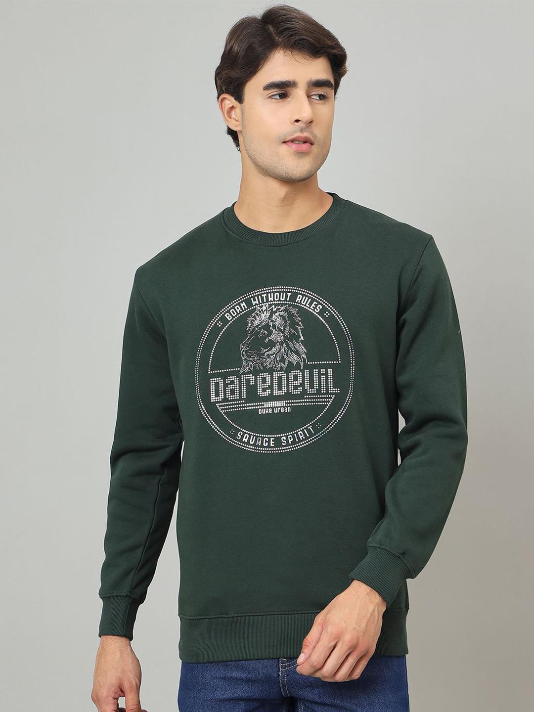 Buy Duke Men Daredevil Printed Round Neck Long Sleeves Sweatshirt ...