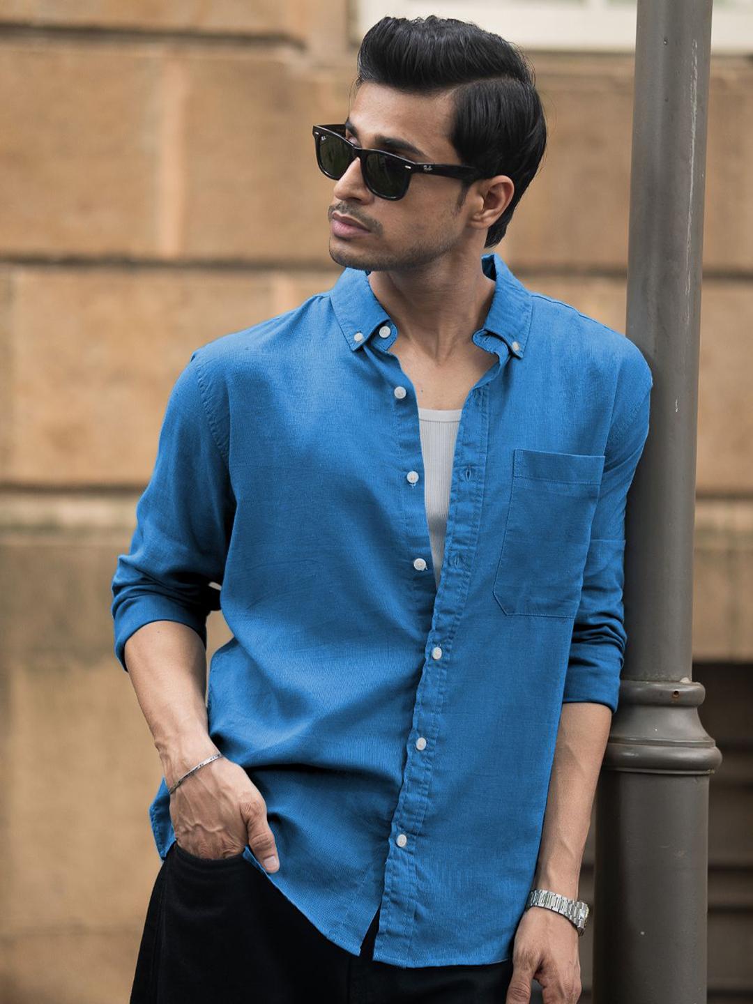 Buy Powerlook Ss25 Regular Fit Casual Shirt - Shirts for Men 36085842 ...