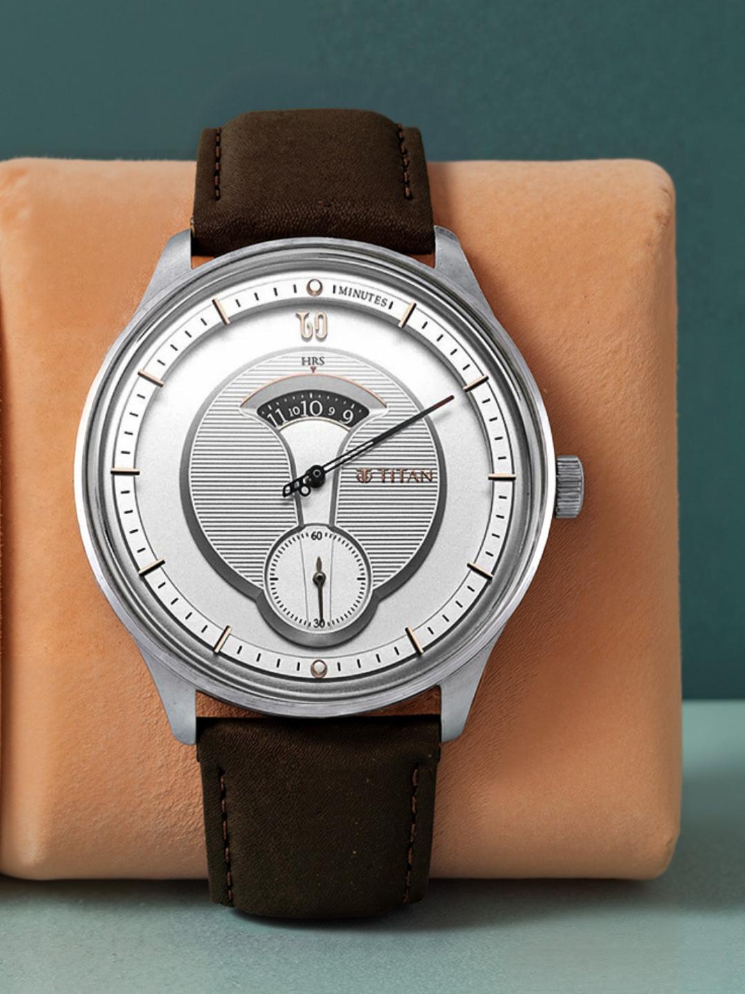 Buy Titan Quartet Quartz Analog With White Dial Watch For Men Nt1890sl01 - Watches for Men ...