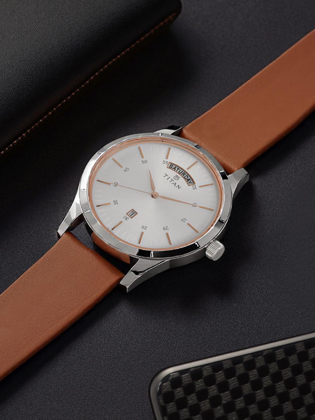 Buy Titan On Trend Quartz Analog With Silver Dial Watch For Men ...