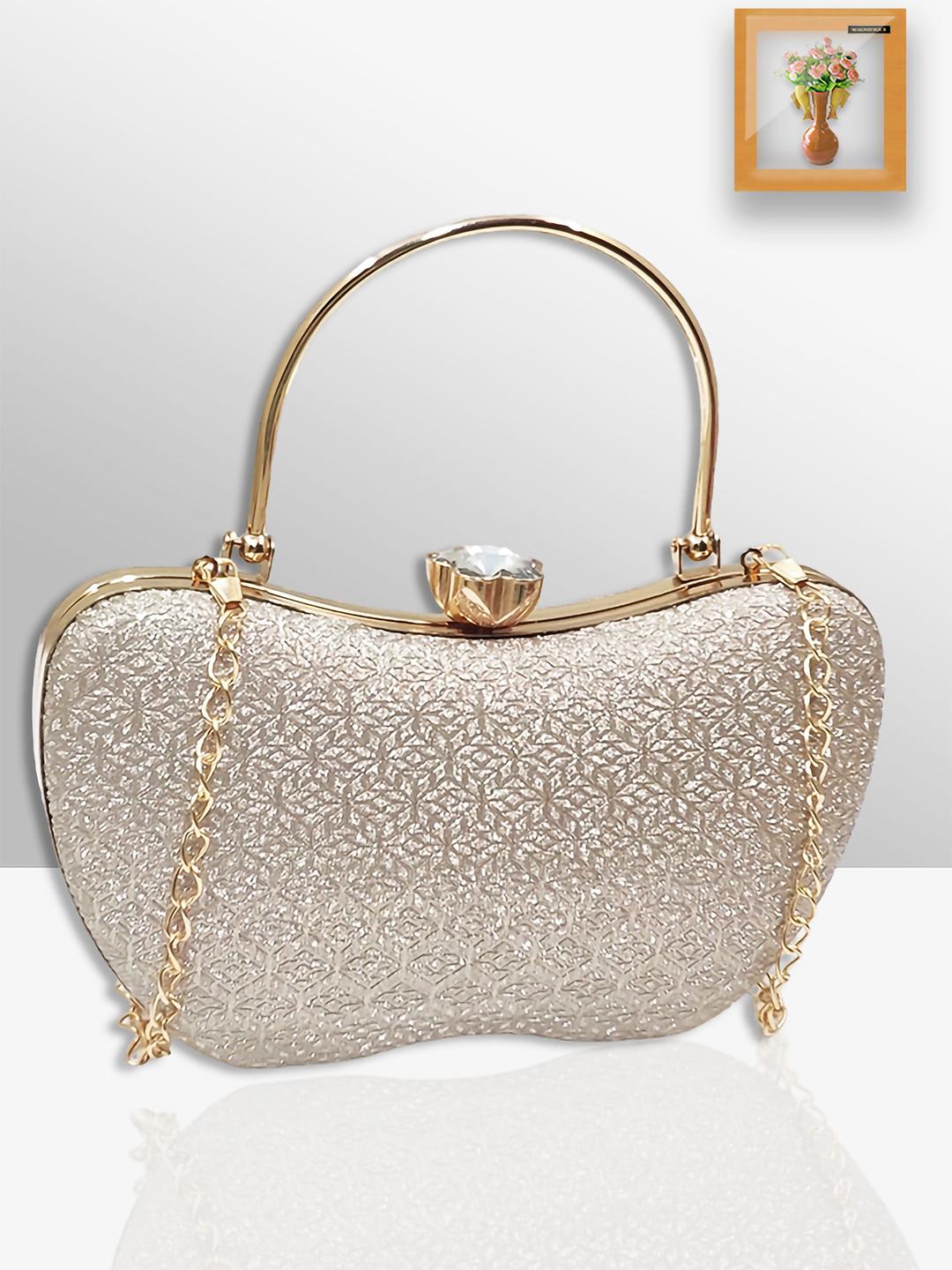 Buy MAGNIFIQUE Textured Embellished Purse - Clutches for Women 36085165 ...