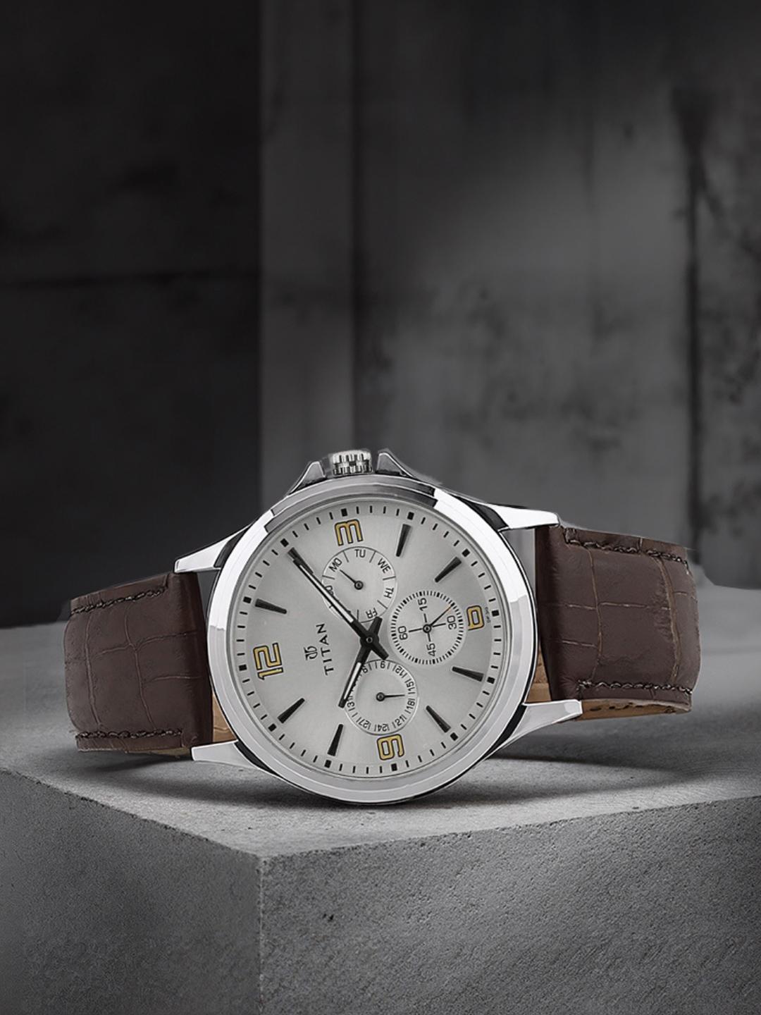 Buy Titan Eco Multifunction Analog With Silver Dial Watch For Men ...