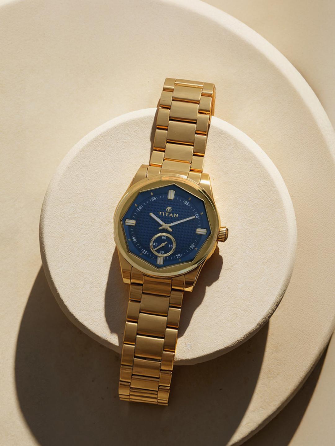 Buy Titan Regalia Sovereign Quartz Analog With Blue Dial Watch For Men ...
