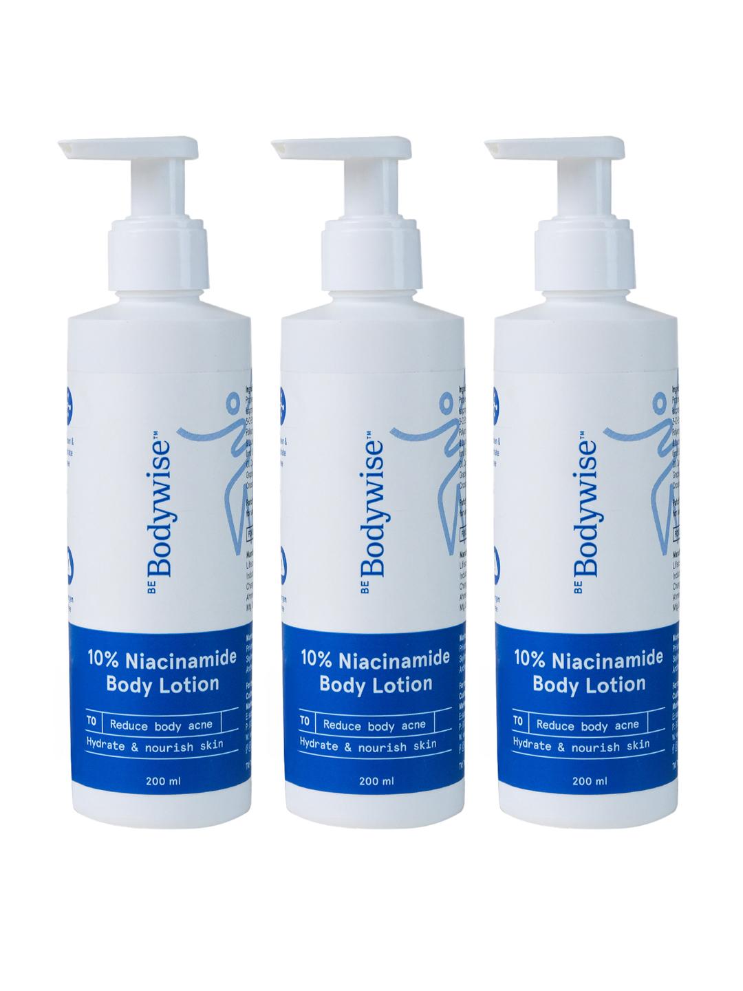 Buy Be Bodywise 3 Pcs 10% Niacinamide Body Lotion To Repair Skin ...