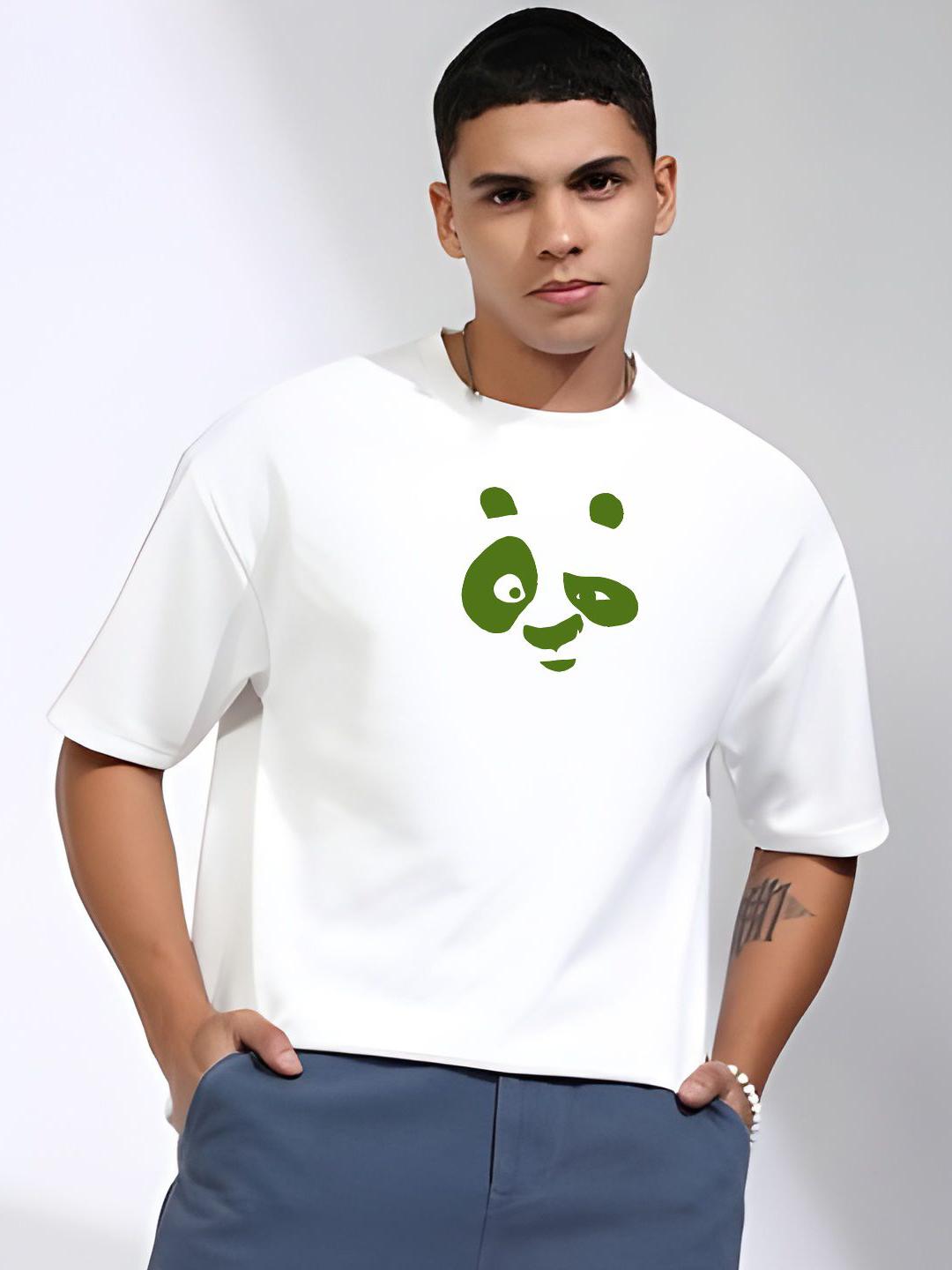 Buy KAIDO Graphic Printed Round Neck Drop Shoulder Sleeves Oversized ...