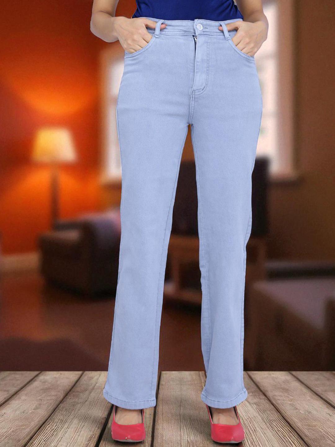 Buy FIREAGE Women Bootilicious Bootcut High Rise Stretchable Jeans ...