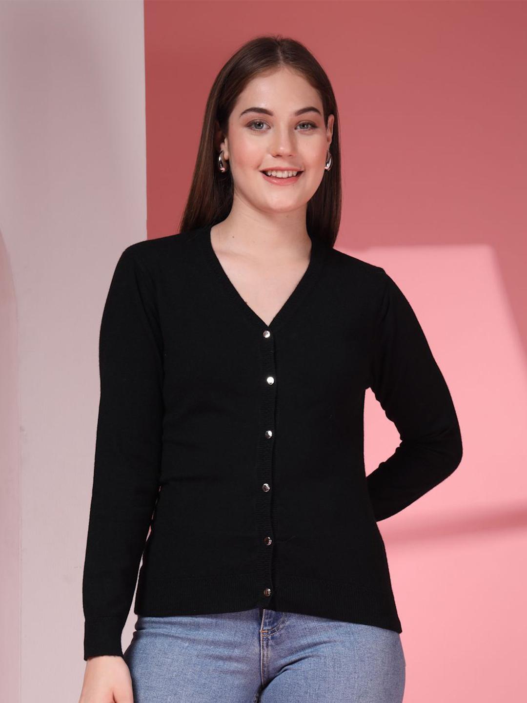 Buy Juelle Women Woollen V Neck Cardigan - Sweaters for Women 36091063 ...