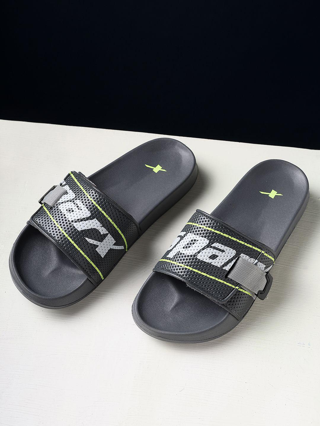 Buy Sparx Men Printed Sliders With Velcro Detail - Flip Flops for Men ...