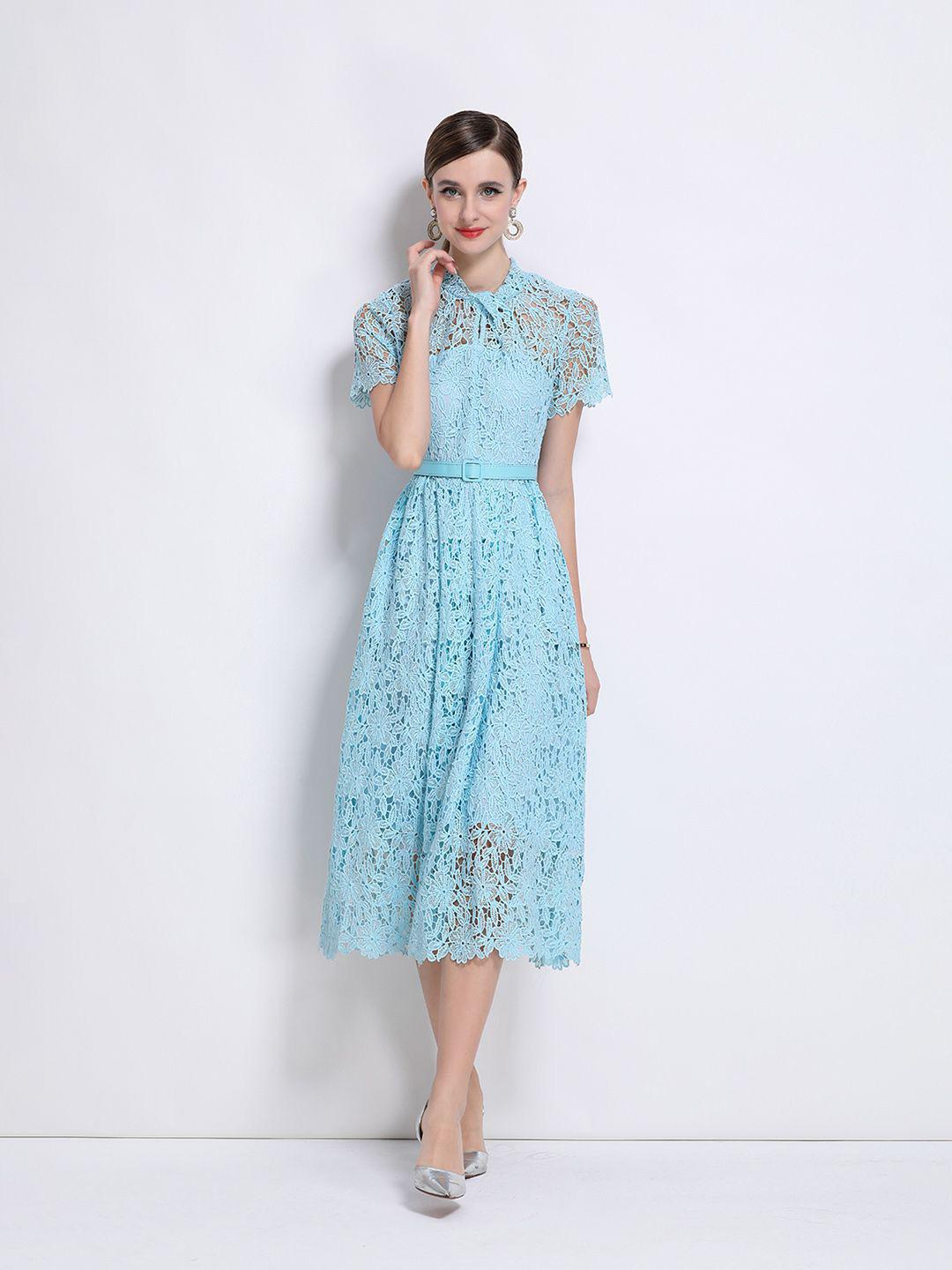 Buy JC Collection Self Design Fit & Flare Dress - Dresses for Women ...