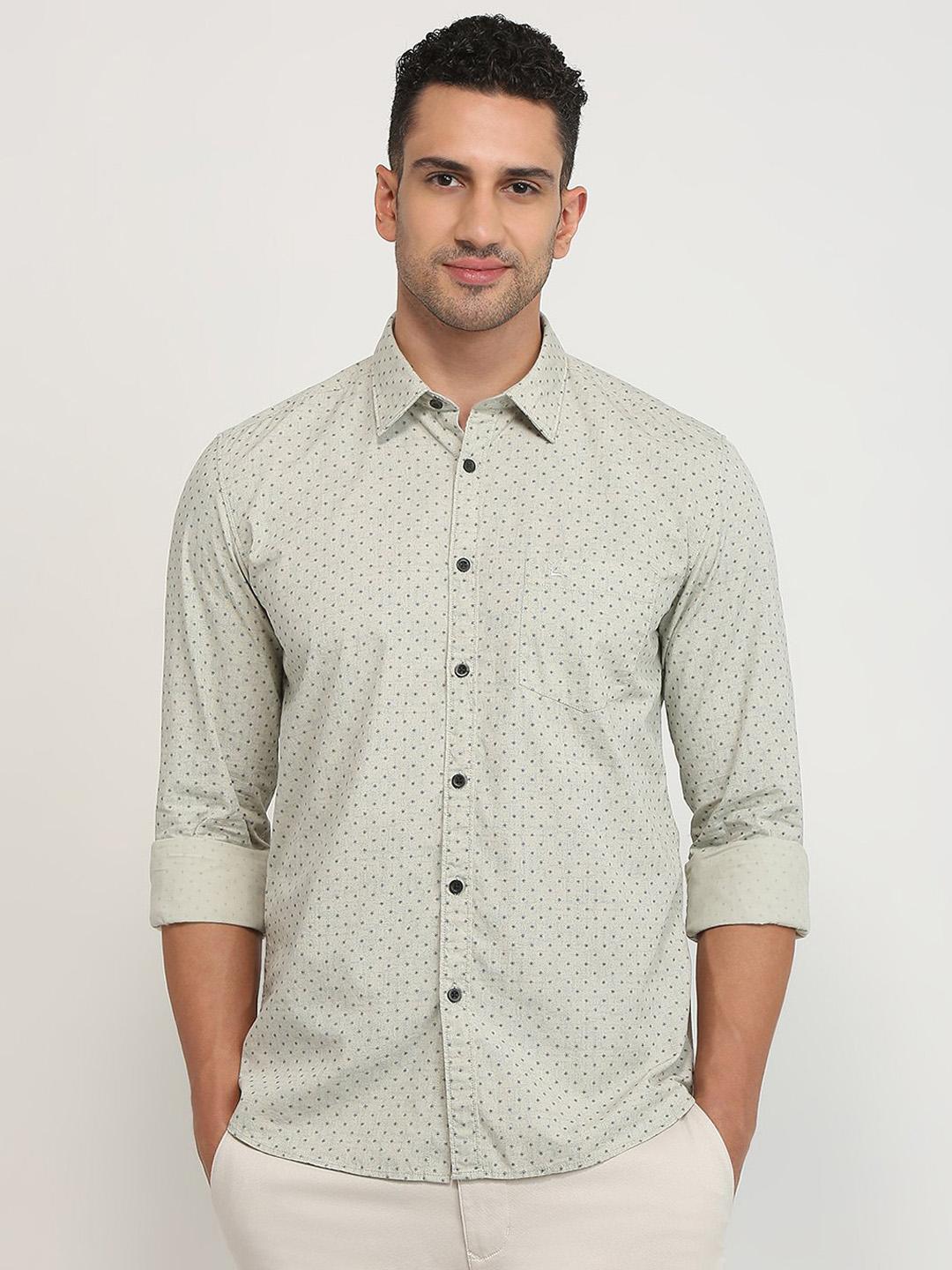 Buy Parx Men Slim Fit Printed Casual Shirt - Shirts for Men 36141197 ...
