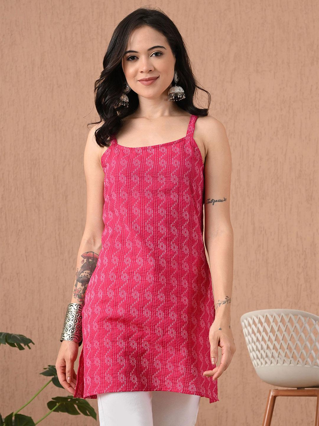 Buy Anouk Rustic Women Ethnic Motifs Printed Square Neck Pure Cotton ...