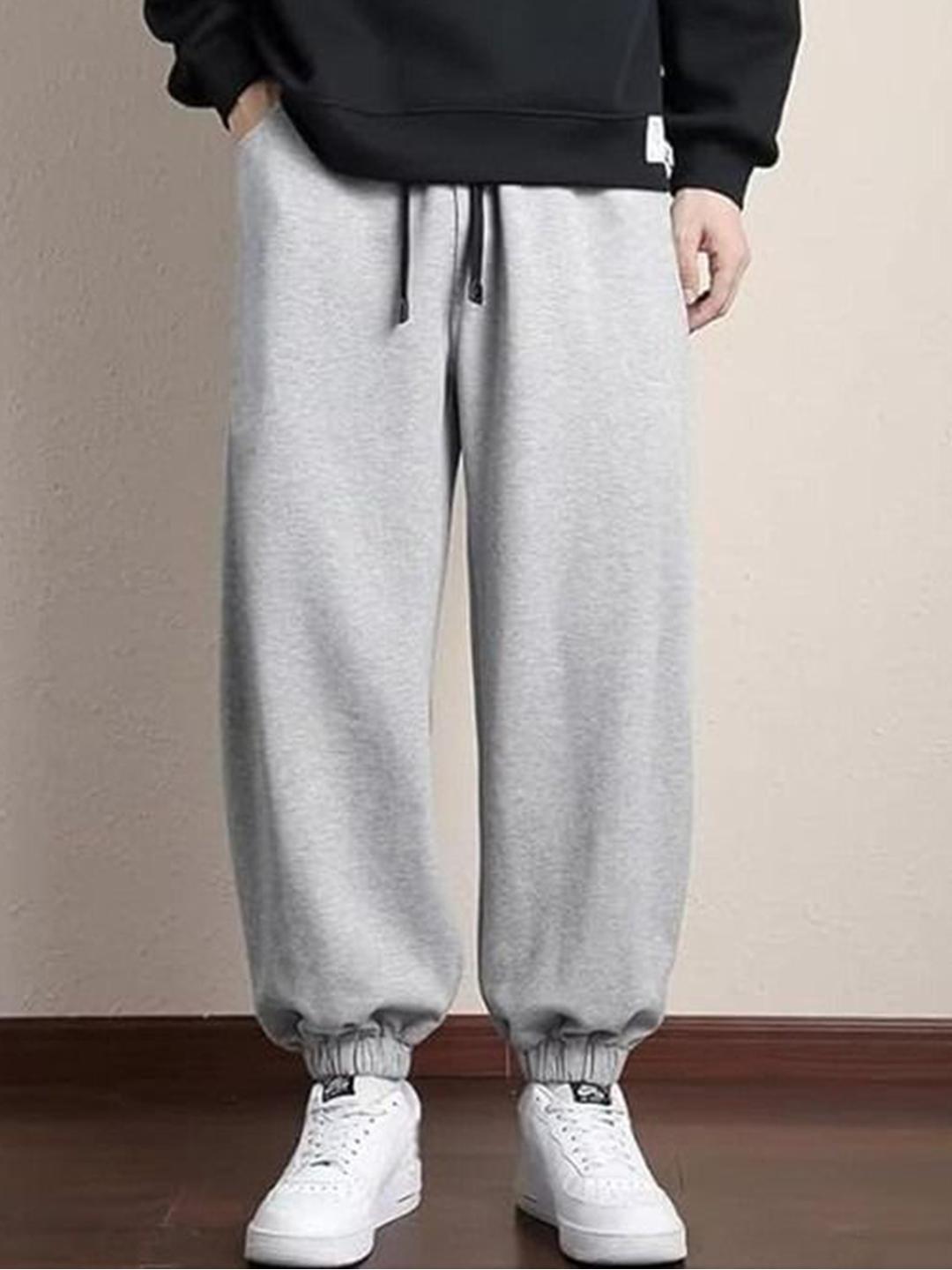 Buy YOU FOREVER Men Cotton Baggy Mid Rise Joggers - Track Pants for Men ...