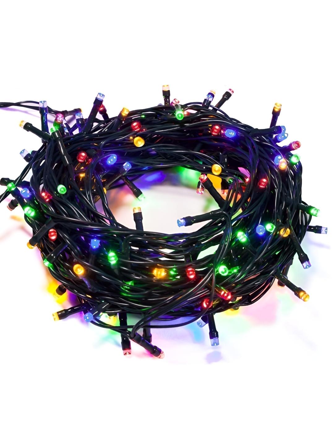 Buy Bajaj Glimmer Black & Blue Rice Shape LED String Lights - String ...
