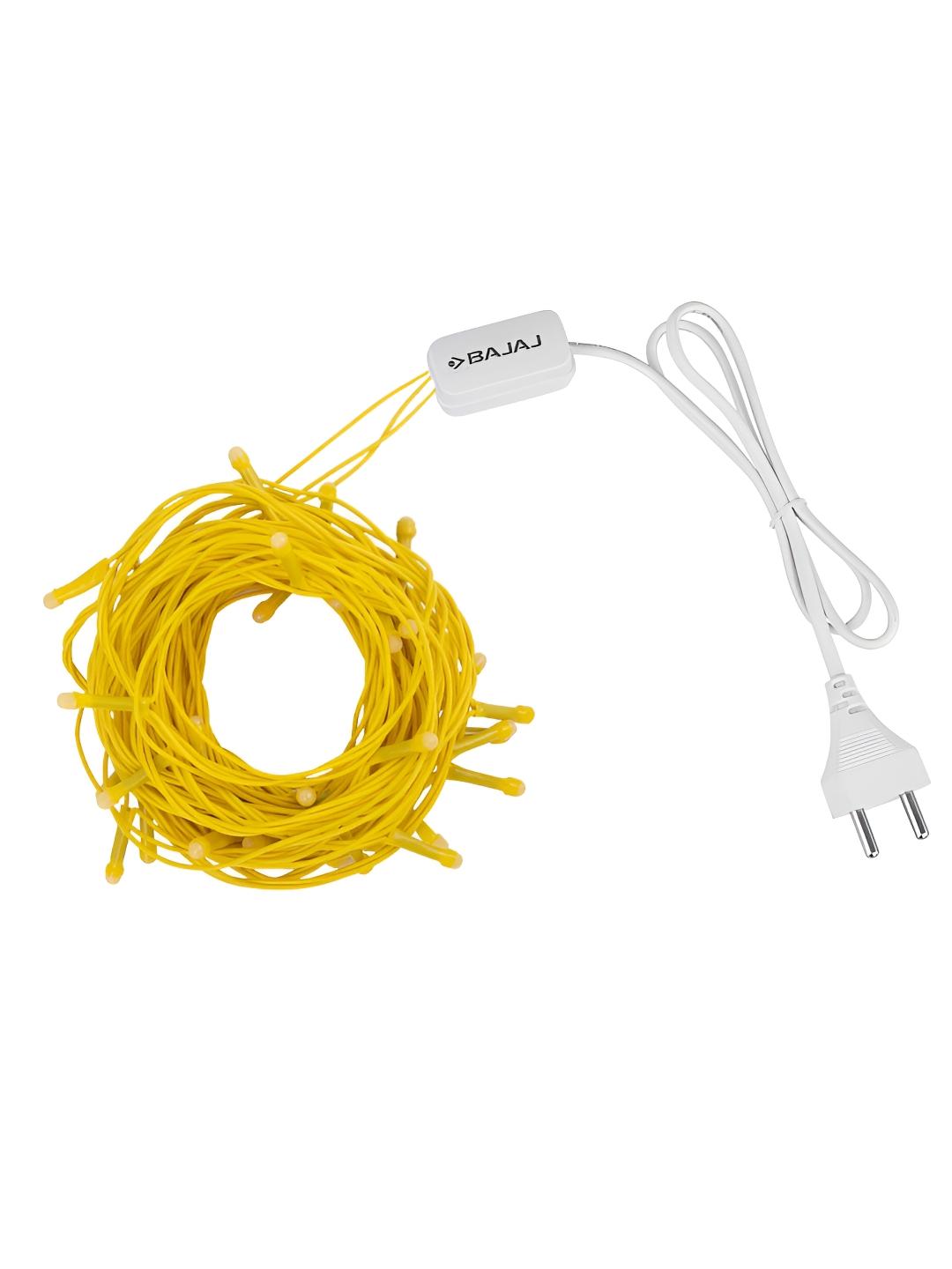 Buy Bajaj Glimmer Yellow Rice Shape LED String Lights - String Lights ...