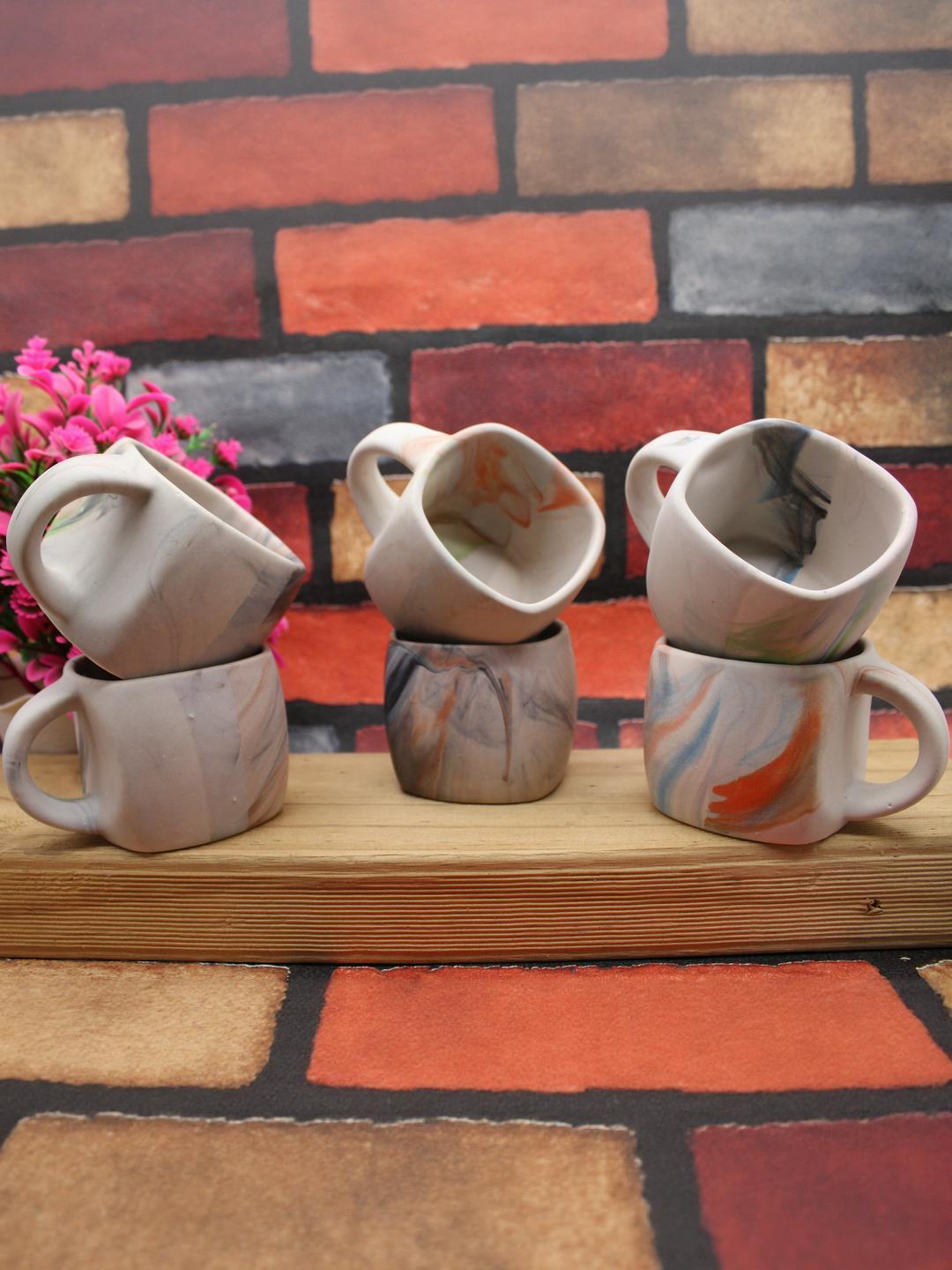 Buy Laghima Jadon Multicoloured Ethnic Motifs Printed Ceramic Glossy ...
