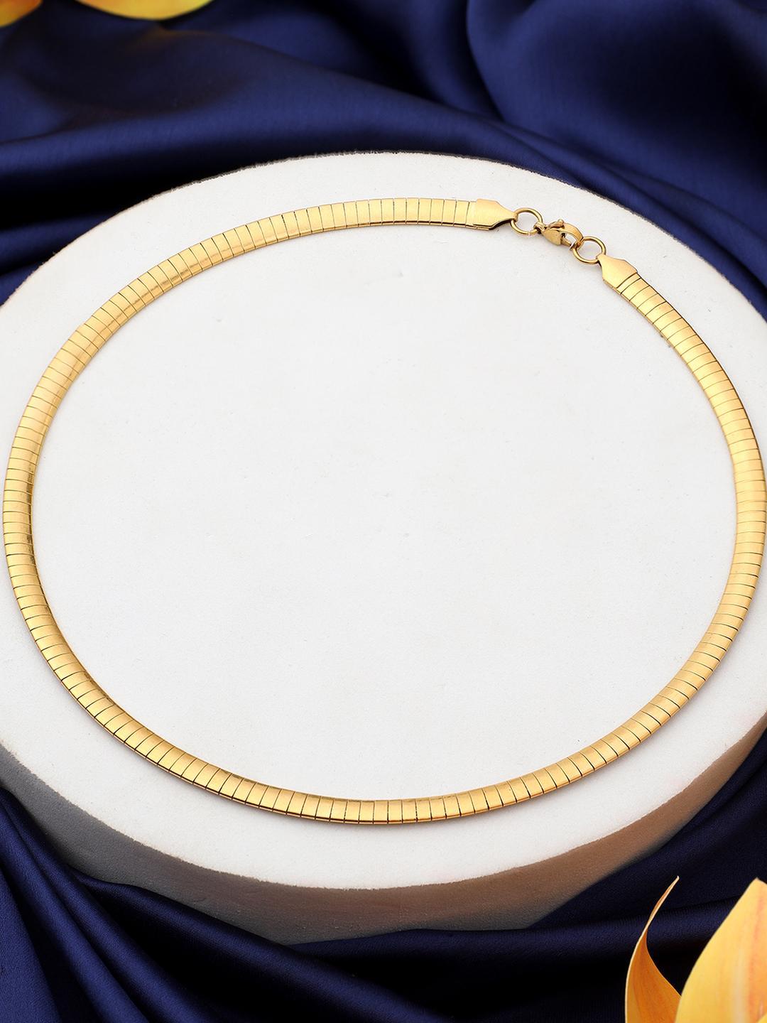 Buy Beenth & Doneth Minimal Gold Plated Chain - Necklace And Chains for ...