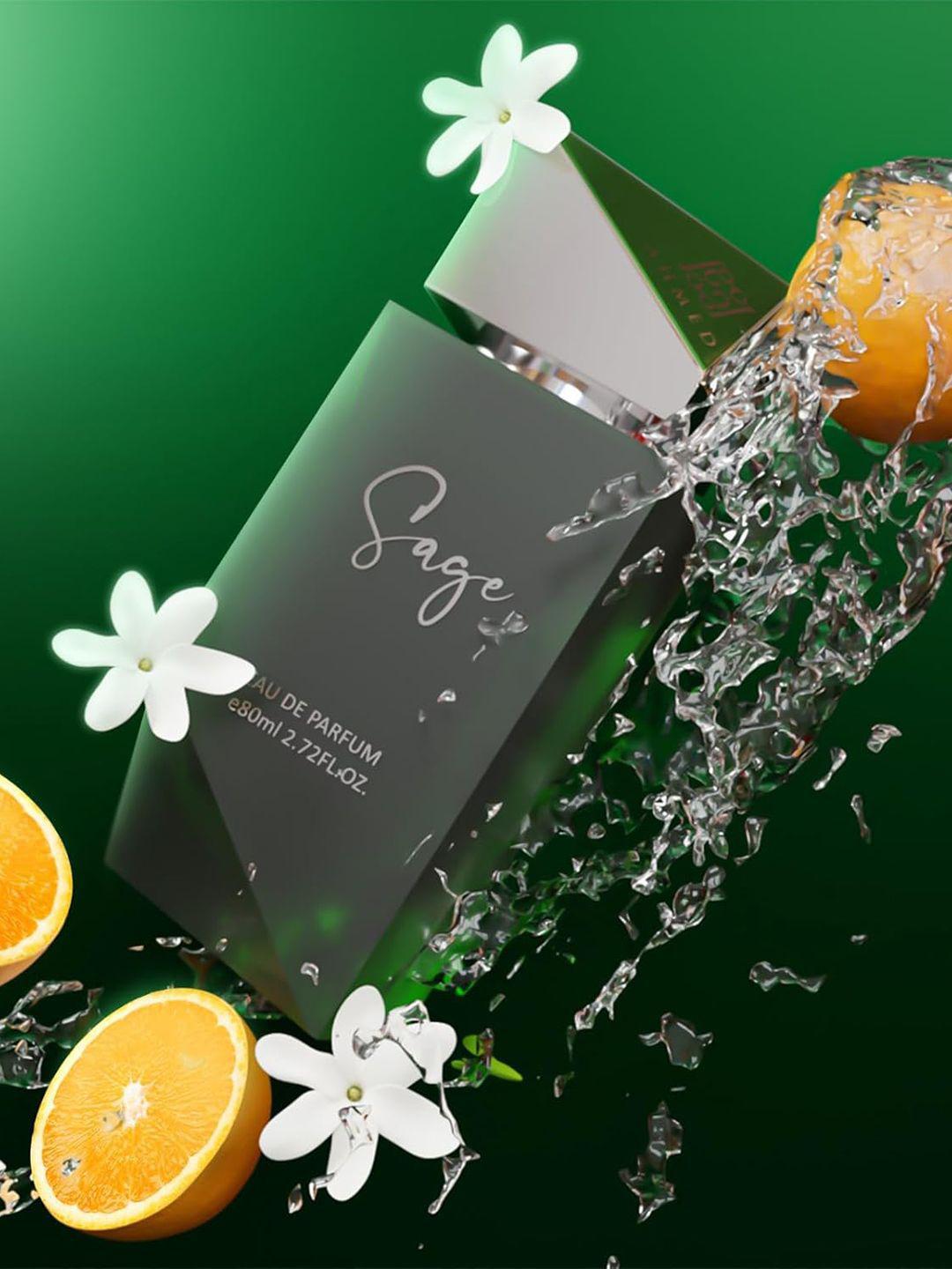 Buy AHMED AL MAGHRIBI Sage Long Lasting Eau De Parfum 80 Ml - Perfume ...