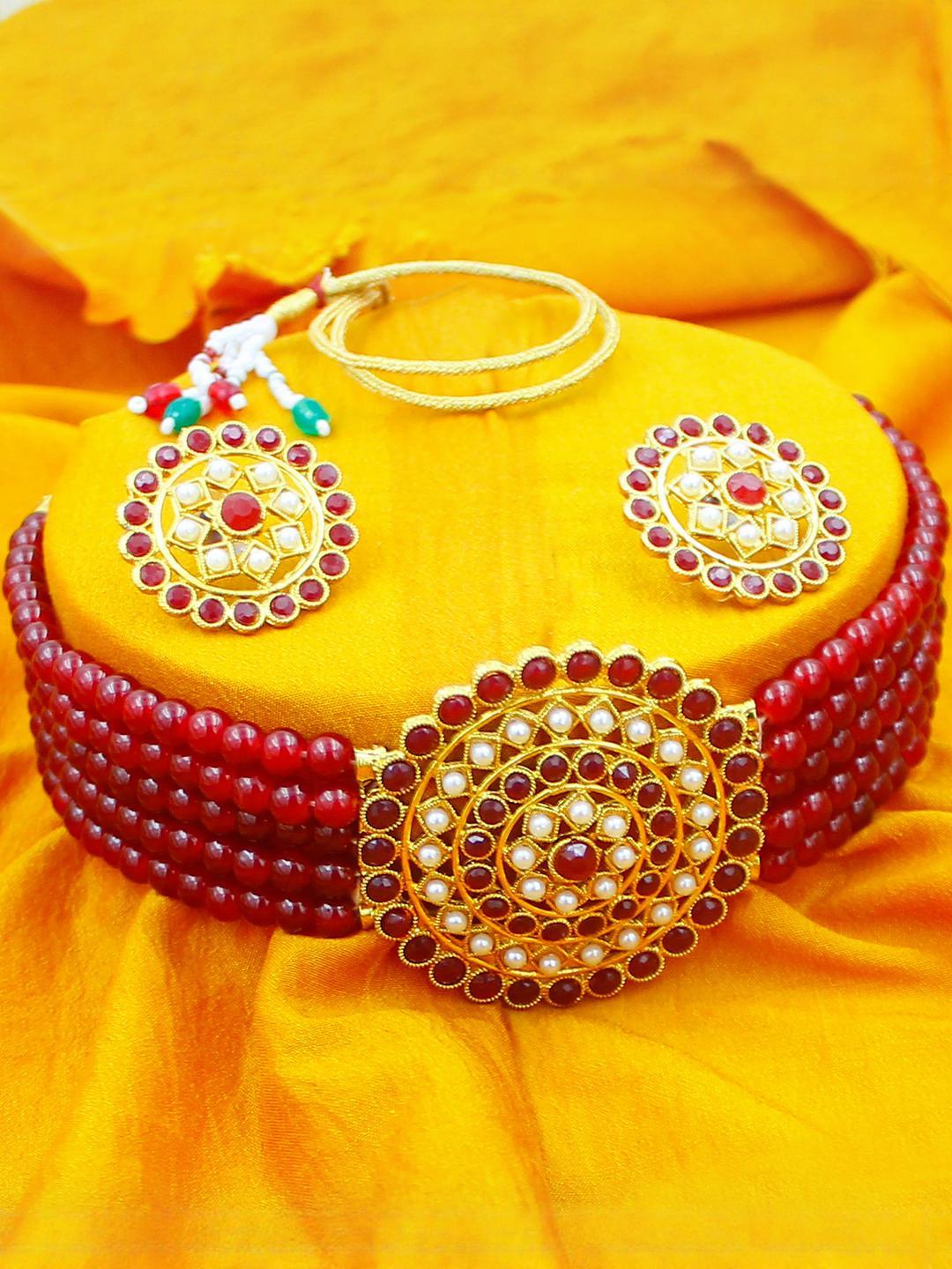 Buy Anouk Women Maroon Jewellery Set - Jewellery Set for Women 35514158 ...