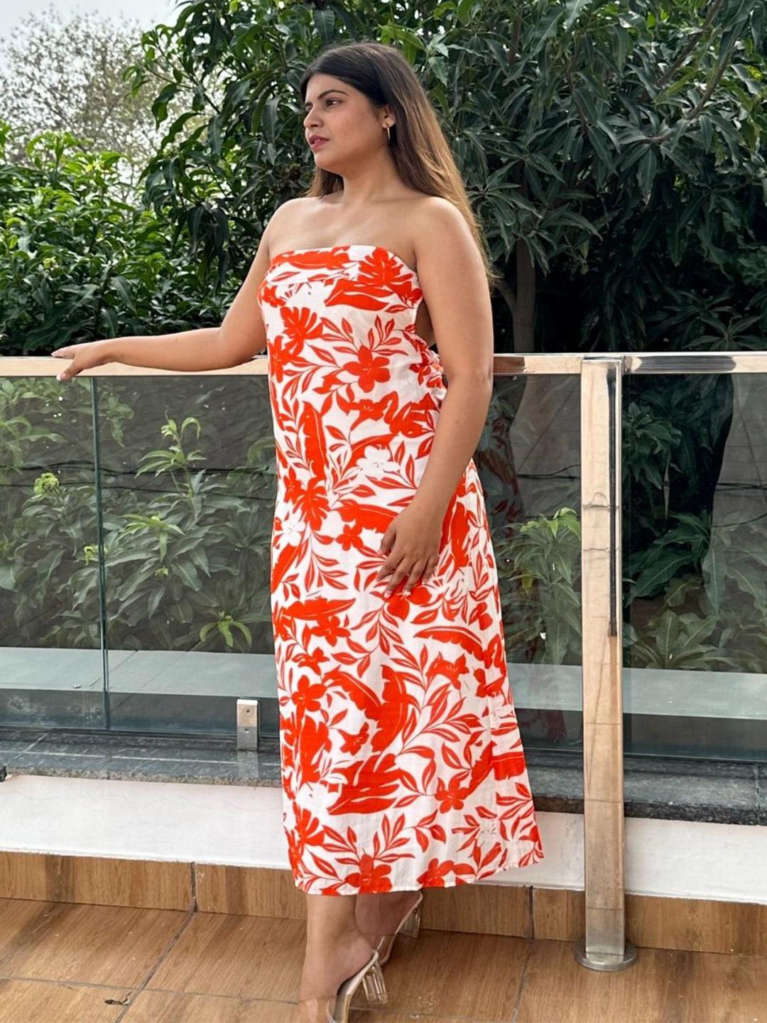 Buy Myclo Women Floral Printed A Line Dress - Dresses for Women ...