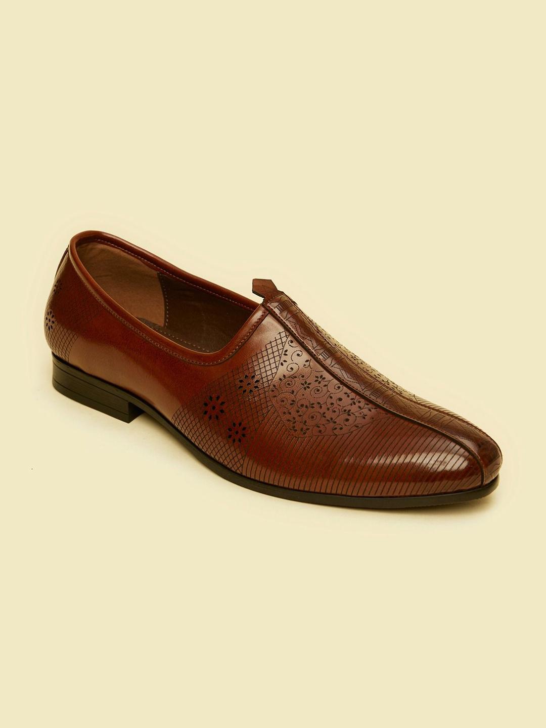 Buy Manyavar Men Woven Design Loafers - Casual Shoes for Men 34817085 ...