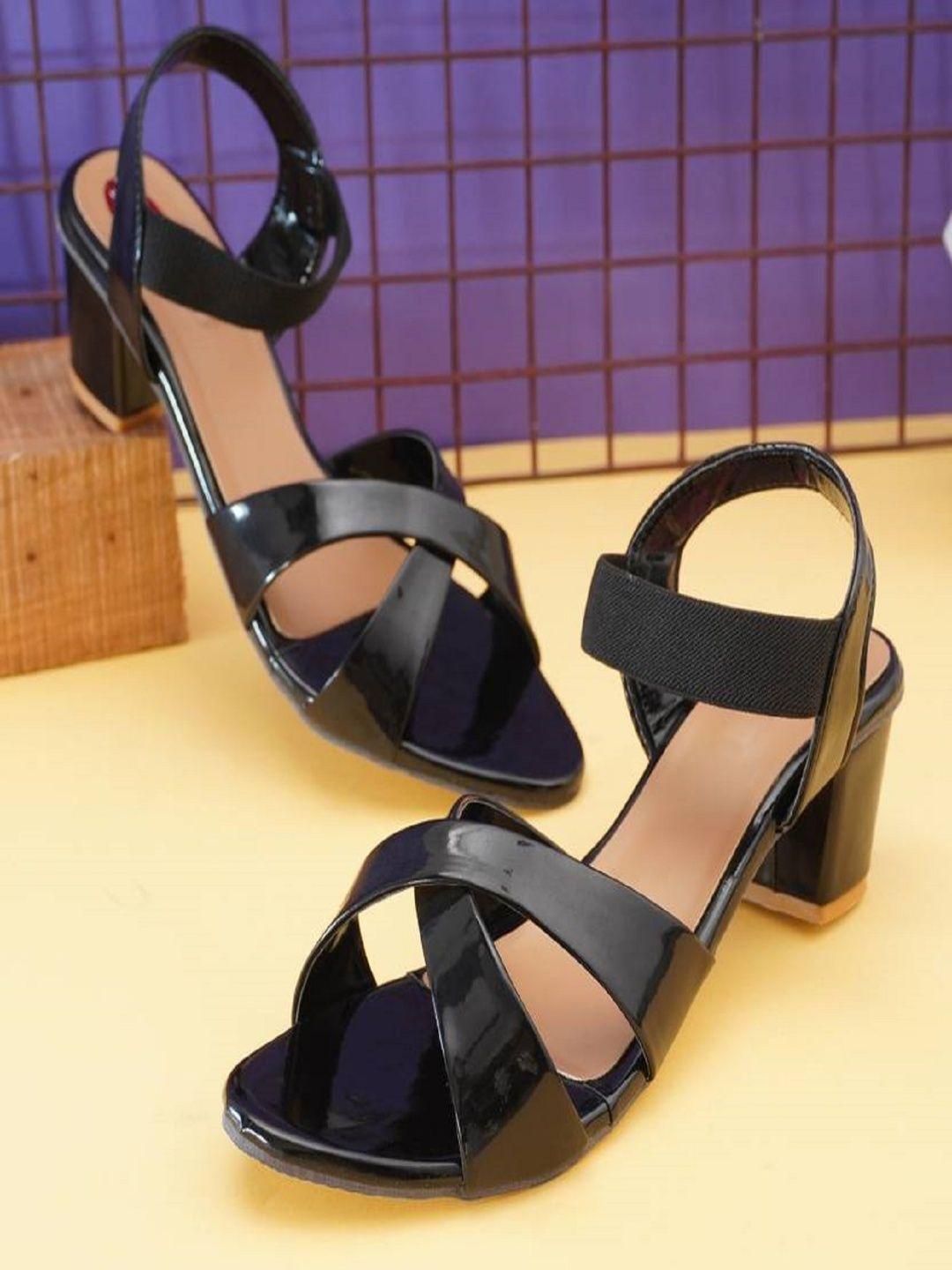 Buy SKOLL Women Ankle Loop Block Heeled Sandals - Heels for Women ...