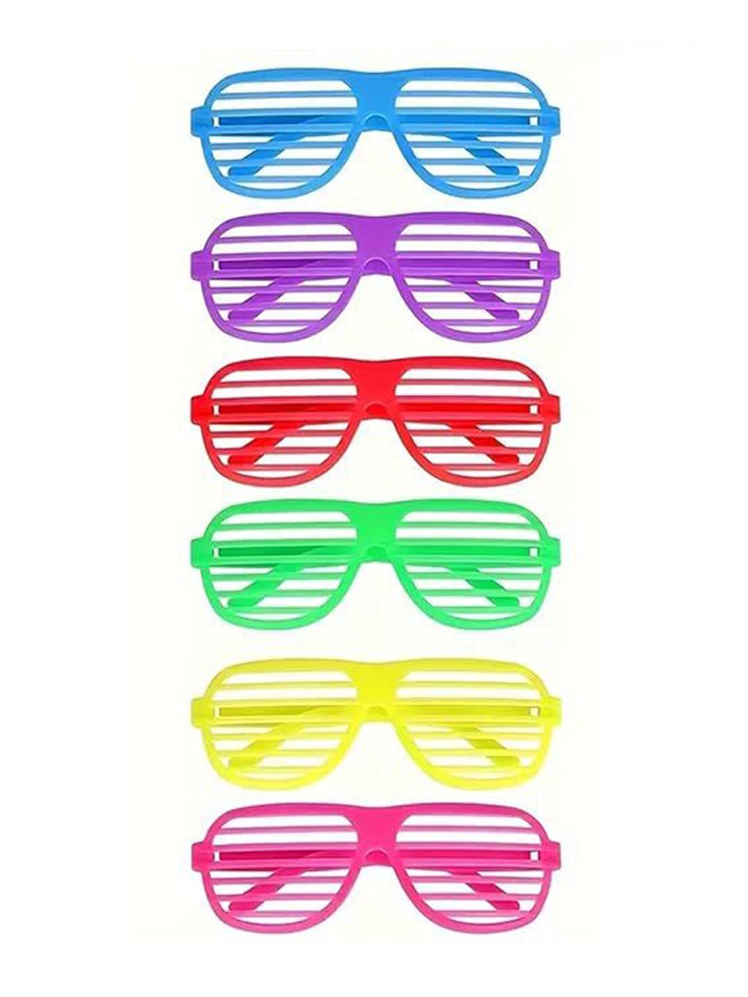 Buy AUGEN Unisex Set Of 6 Party Sunglasses - Sunglasses for Unisex ...
