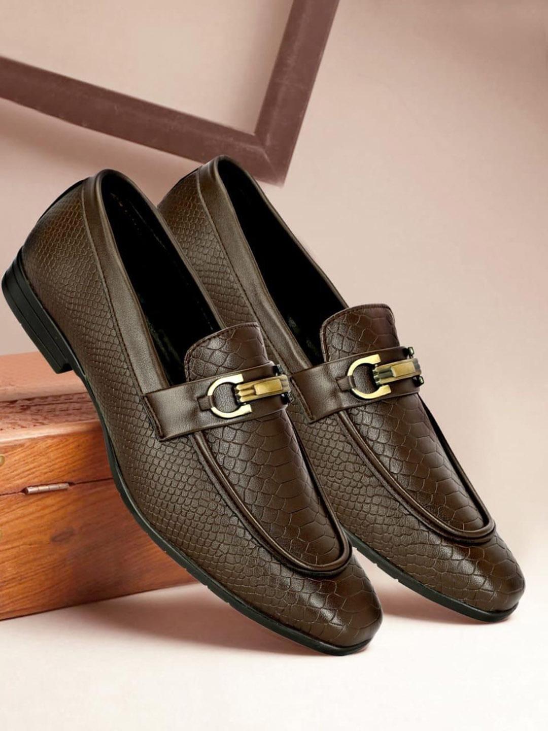 Buy Arber Kenton Men Textured Formal Loafers - Formal Shoes for Men ...