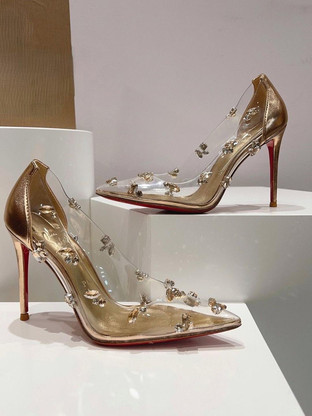 Buy Ozzaro Women Chic Cinderella Crystals - Heels for Women 34889990 ...