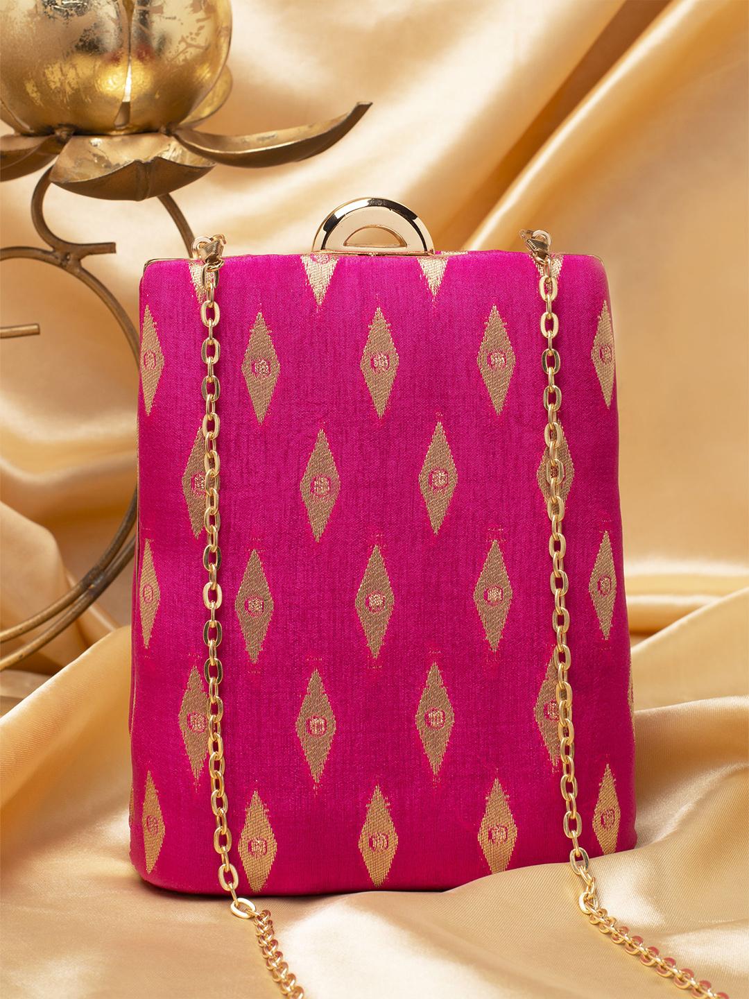 Buy ARTKLIM Printed Shoulder Strap Box Clutch - Clutches for Women ...