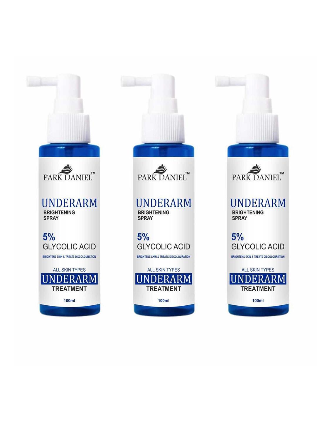 Buy Park Daniel Set Of 3 5% Glycolic Acid Underarm Spray 100 Ml Each ...