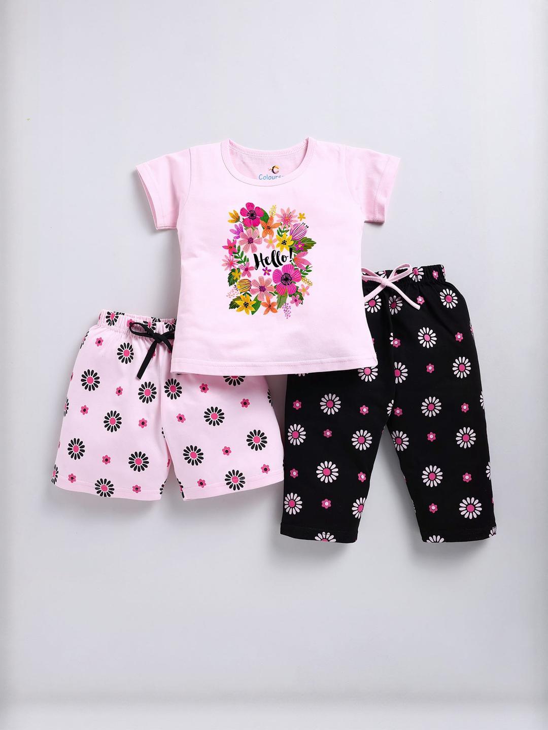 Buy Colourspop Girls Pink Clothing Set - Clothing Set for Girls ...