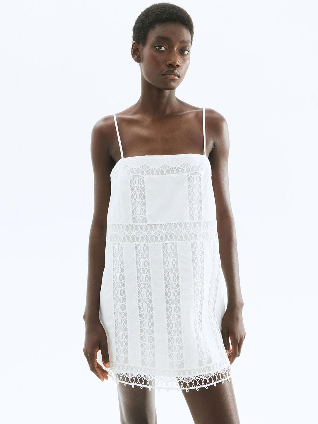 Buy H&M Lace Inset Strappy Dress - Dresses for Women 34928507 | Myntra