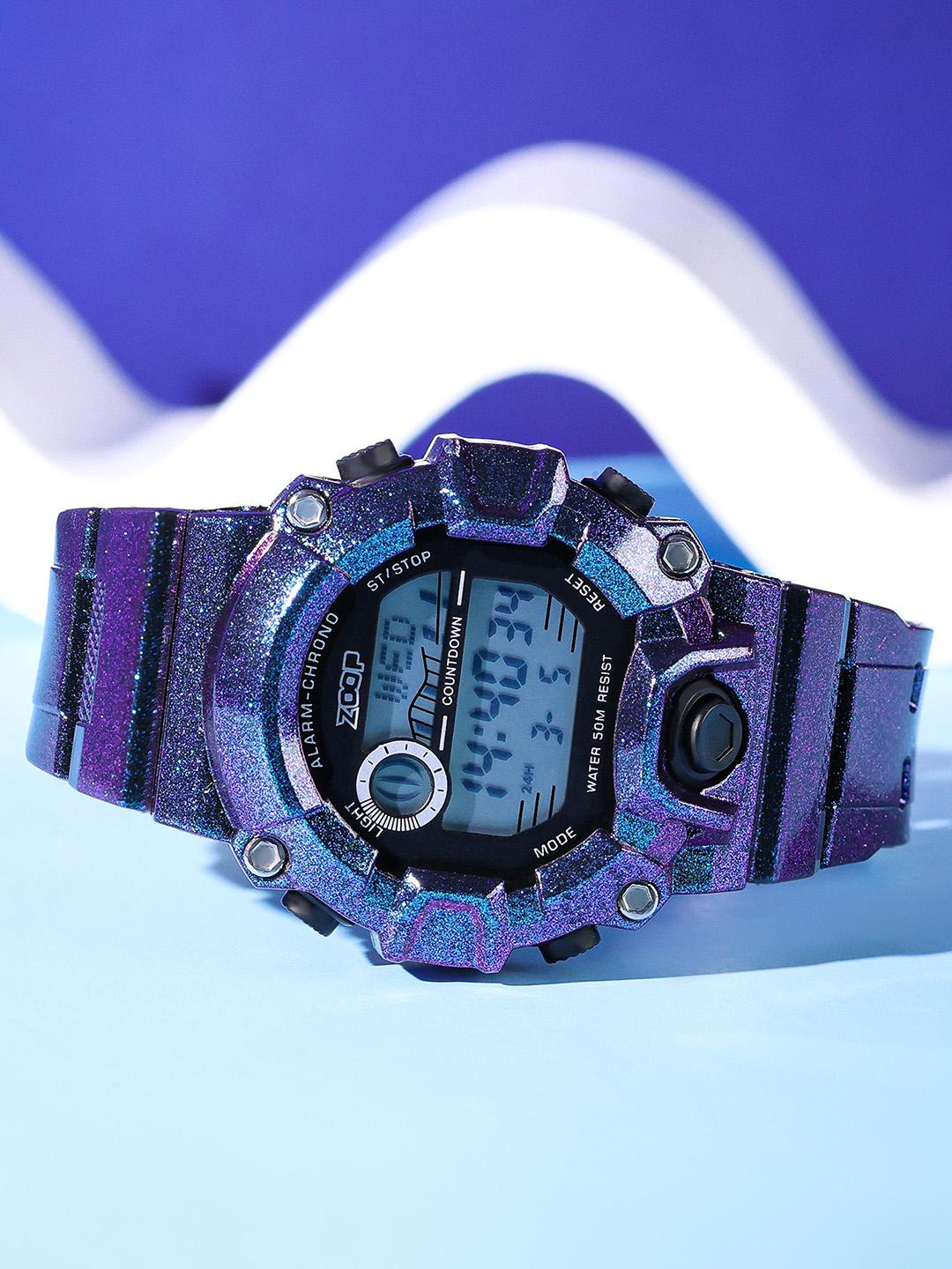Buy ZOOP Tech Digitals Digital Digital Round Dial Boys Watch 16051PP01 ...