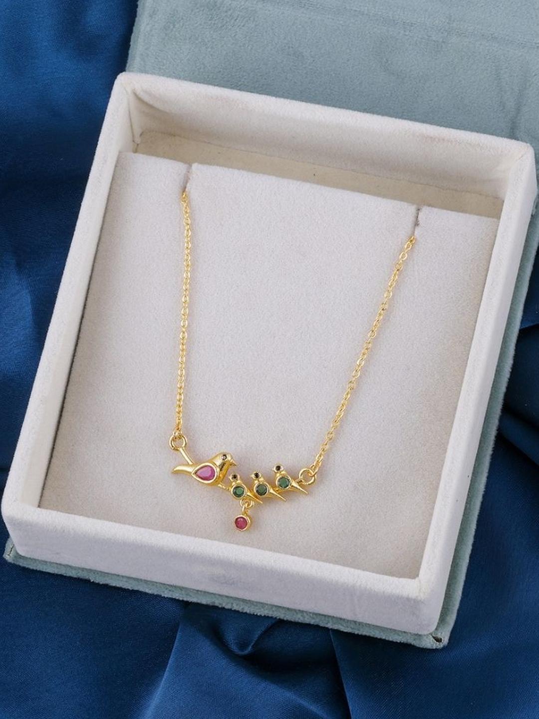 Buy Women Gold Plated Chian With Pendant - Necklace And Chains for ...