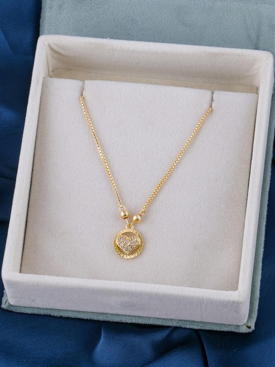 Buy Women Gold Plated Chian With Pendant - Necklace And Chains for ...